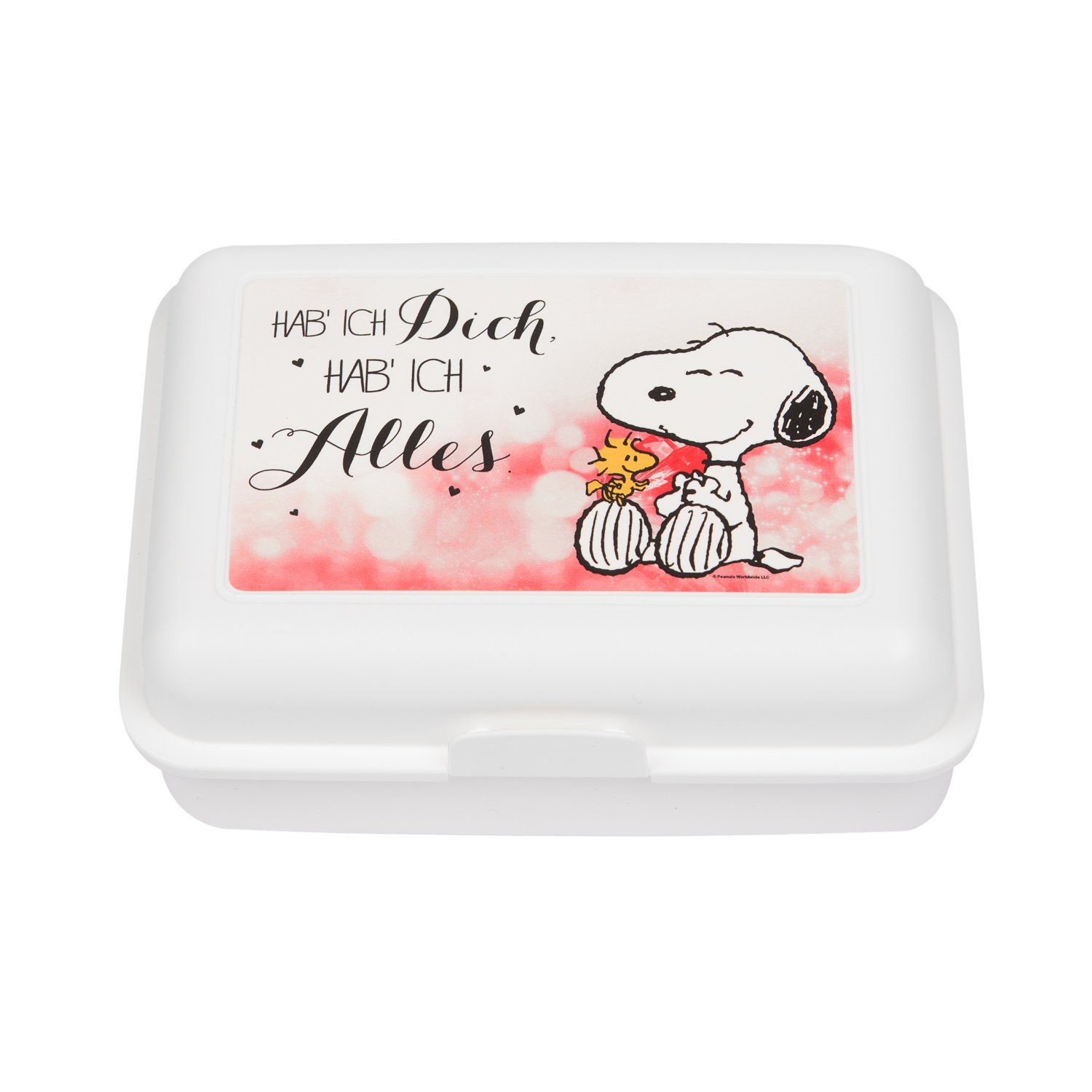 United Labels® Lunchbox Snoopy Brotdose Hab Ich Dich Hab Ich Alles