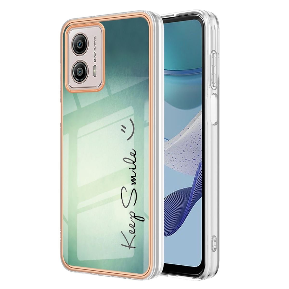 Wigento Handyhülle Für Motorola Moto G53 G23 G13 Design Series Tpu