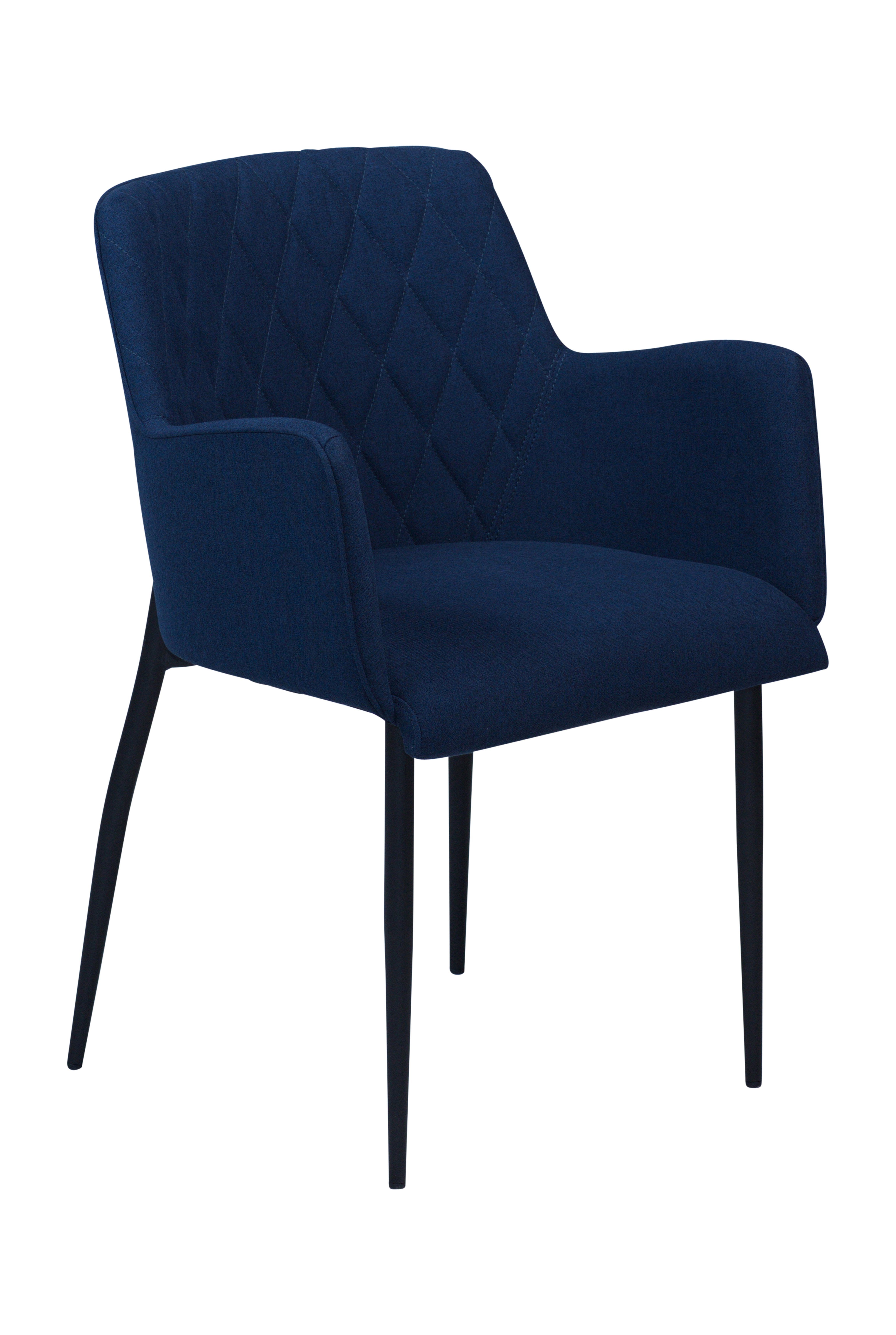Ebuy24 Esszimmerstuhl 2er Set Danform Rombo Esszimmerstuhl Midnight Blue