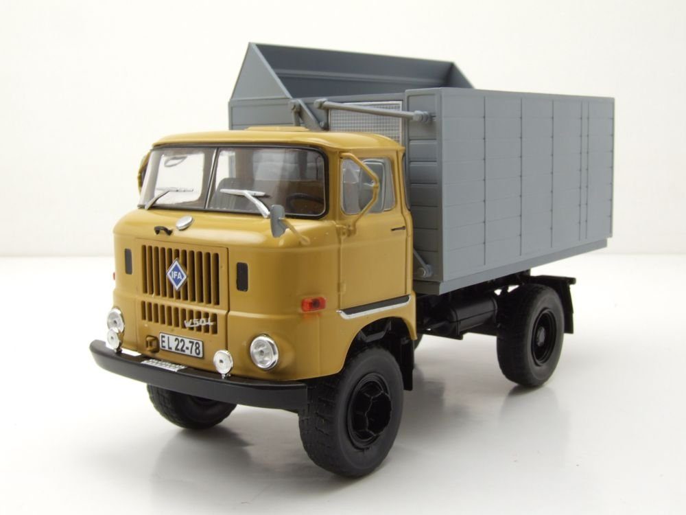 Schuco Modellauto IFA W50 LKW SHA Kipper beige grau Modellauto 1:32 Schuco, Maßstab 1:32 ...