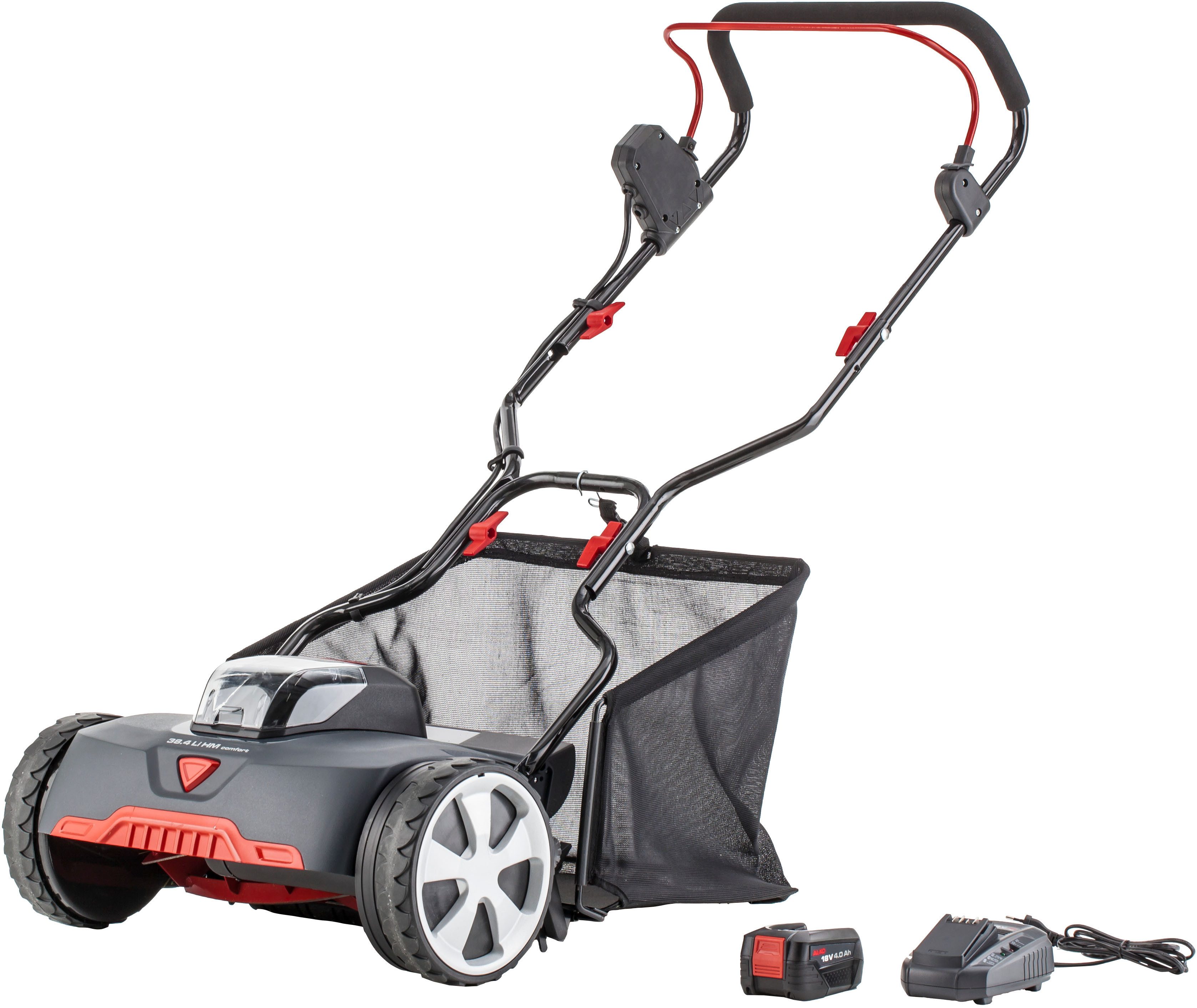 AL-KO Akkurasenmäher Razor Cut 38.4 Li HM Comfort, 38 cm Schnittbreite, berühungslose ...