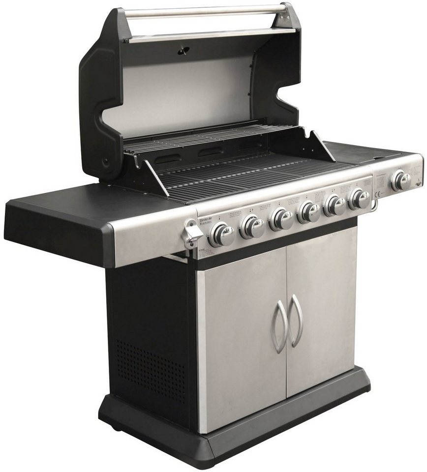 El Fuego Gasgrill Deluxe Bxtxh 148x56x112 Cm 7 Edelstahl Brenner