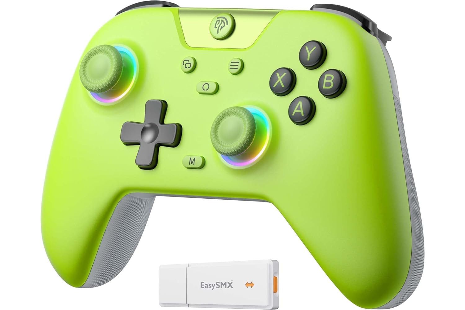 EasySMX X05 Controller PC mit 7 Farbe RGB Licht Hall Triggers Grün PC ...
