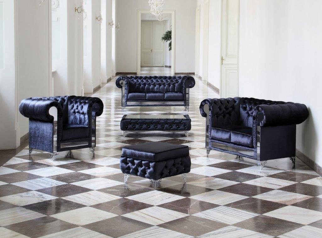Jvmoebel Chesterfield Sofa Chesterfield 321 Sitzer Garnitur Sofa Couch