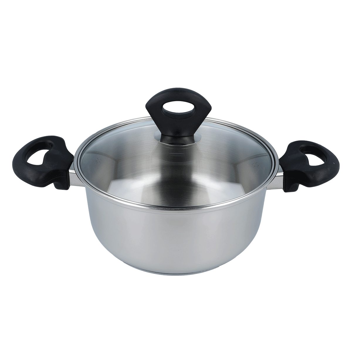 Eurohome Kochtopf Bratentopf Mit Glasdeckel Passgenau Und