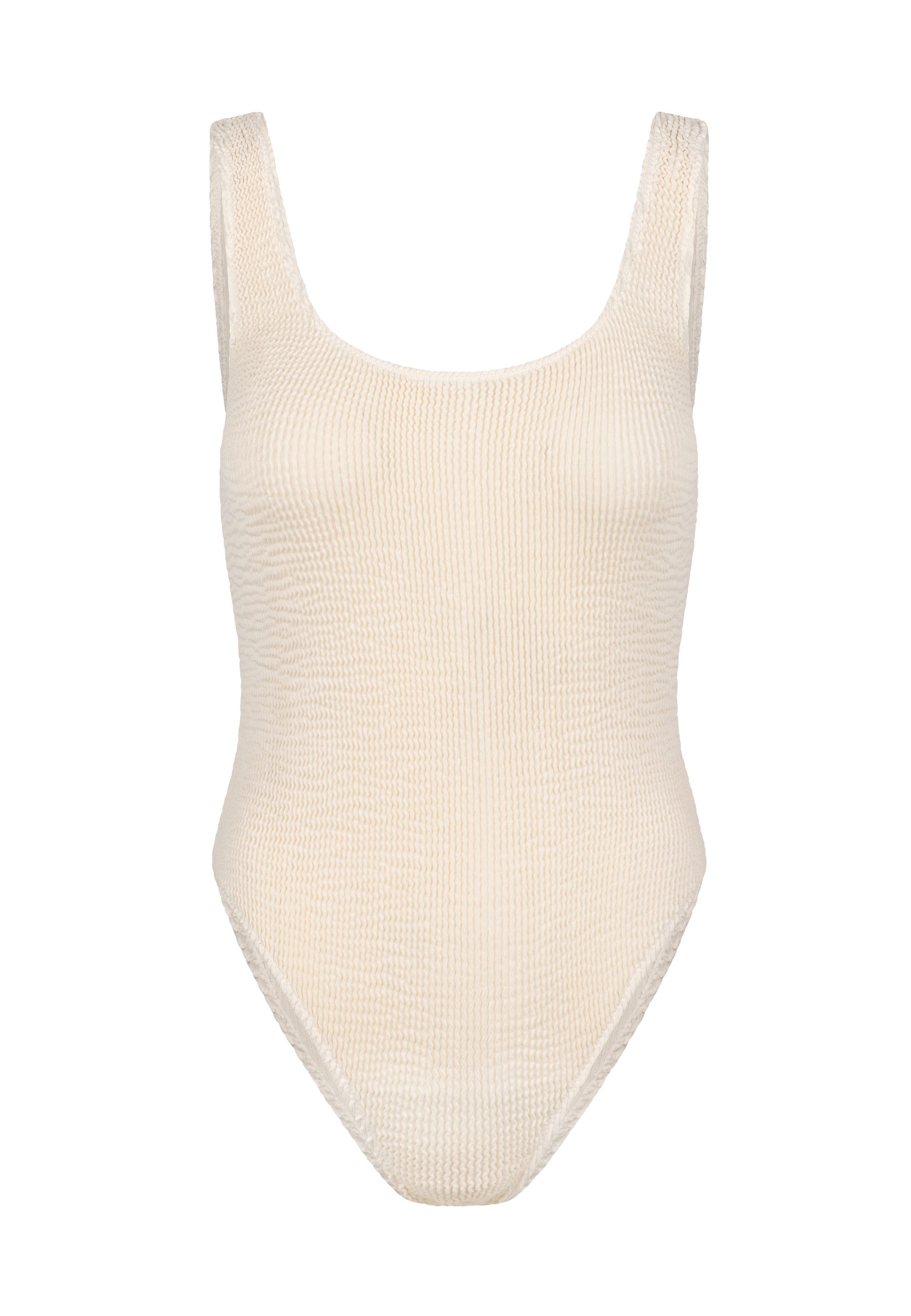 Moda Minx Badeanzug Scrunch (1-St) im schlichten Design, Swimsuit, Monokini