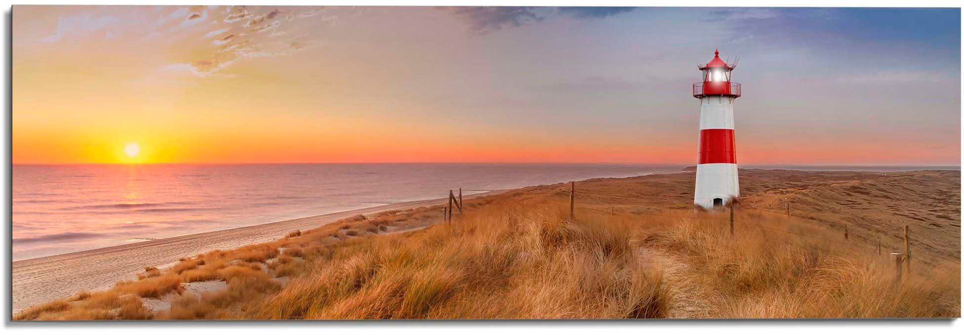 Reinders! Deco-Panel Leuchtturm, Schatteneffekt an der Rückseite vom Rahmen