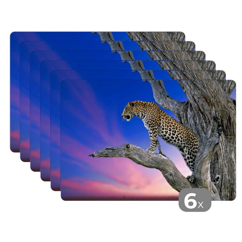Platzset Leopard Baum Zweig Muchowow 6 St Platzset
