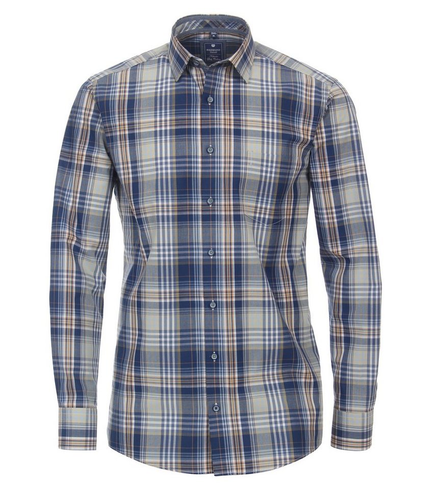 Redmond Langarmhemd Kariert Comfort Fit