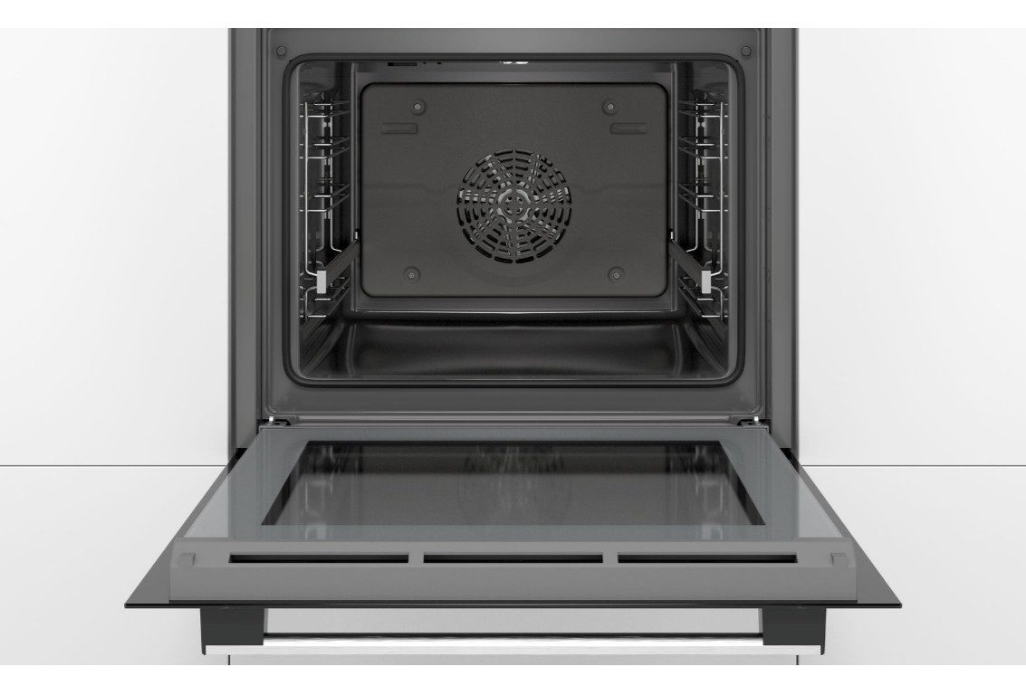 BOSCH Induktions Herd-Set Autark Backofen Silber mit Teleskop ...