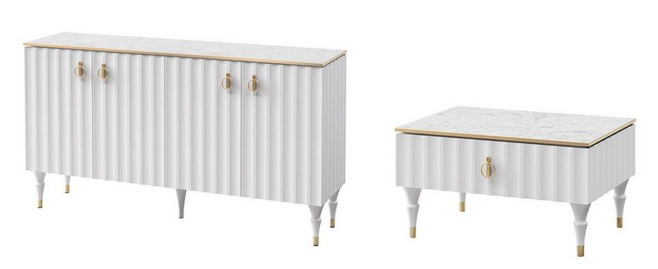 Feldmann Wohnen Sideboard Lorenzo Lorenzo 1 St Wohnzimmer Set 2
