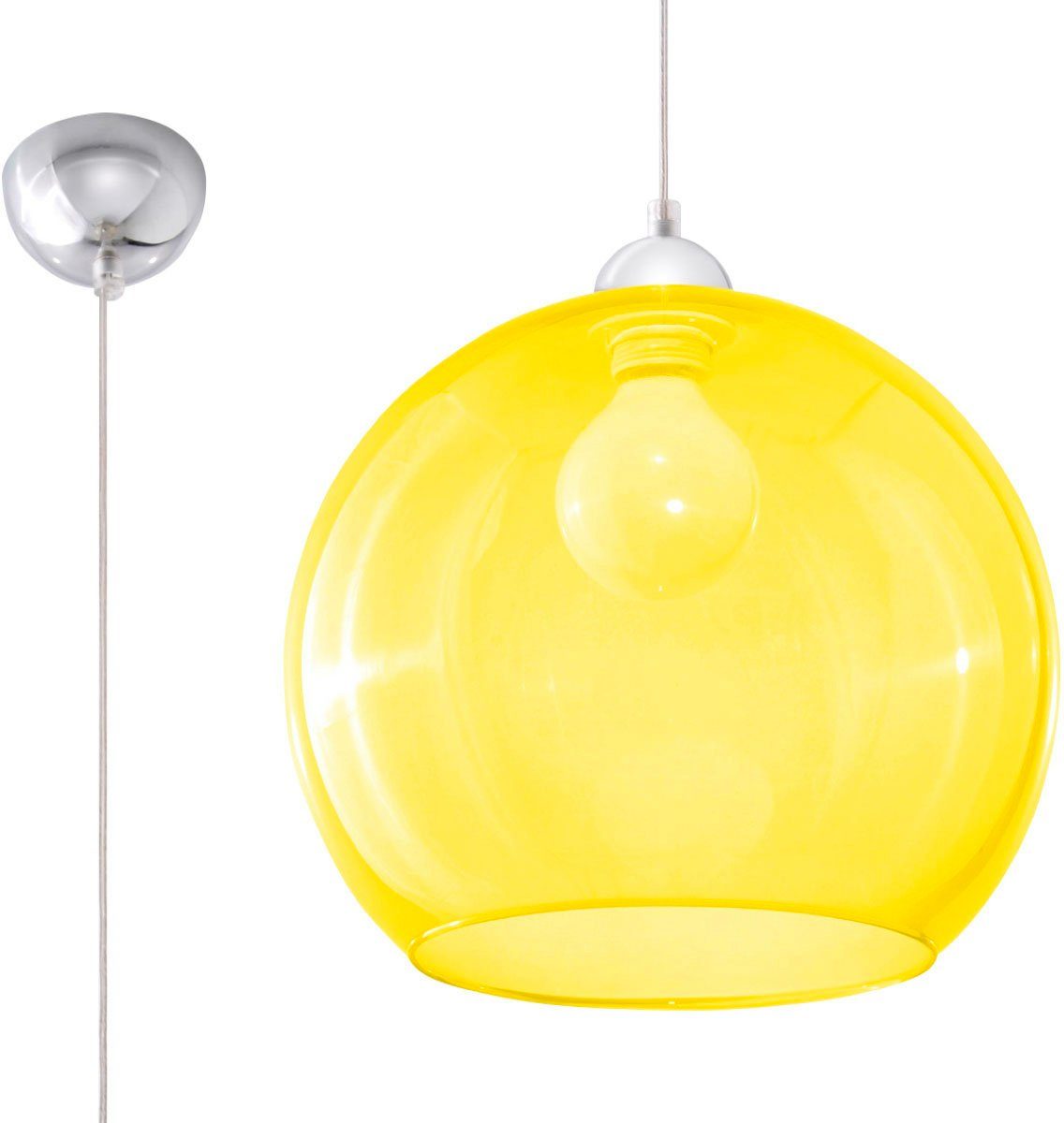 Sollux Lighting Hängeleuchte Ball Ohne Leuchtmittel Verteiltes Licht