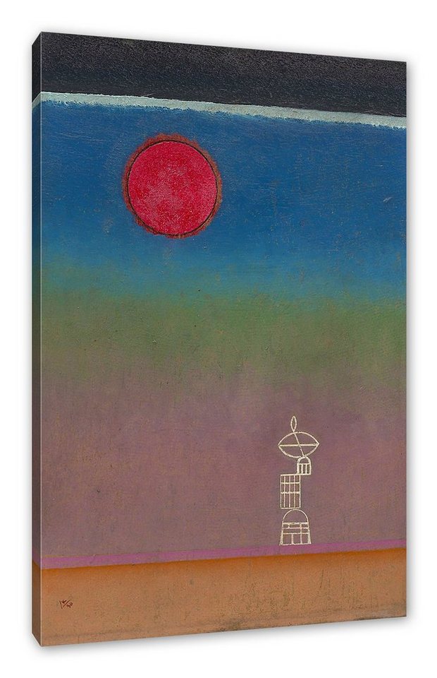 Pixxprint Leinwandbild Wassily Kandinsky Fern Wassily Kandinsky