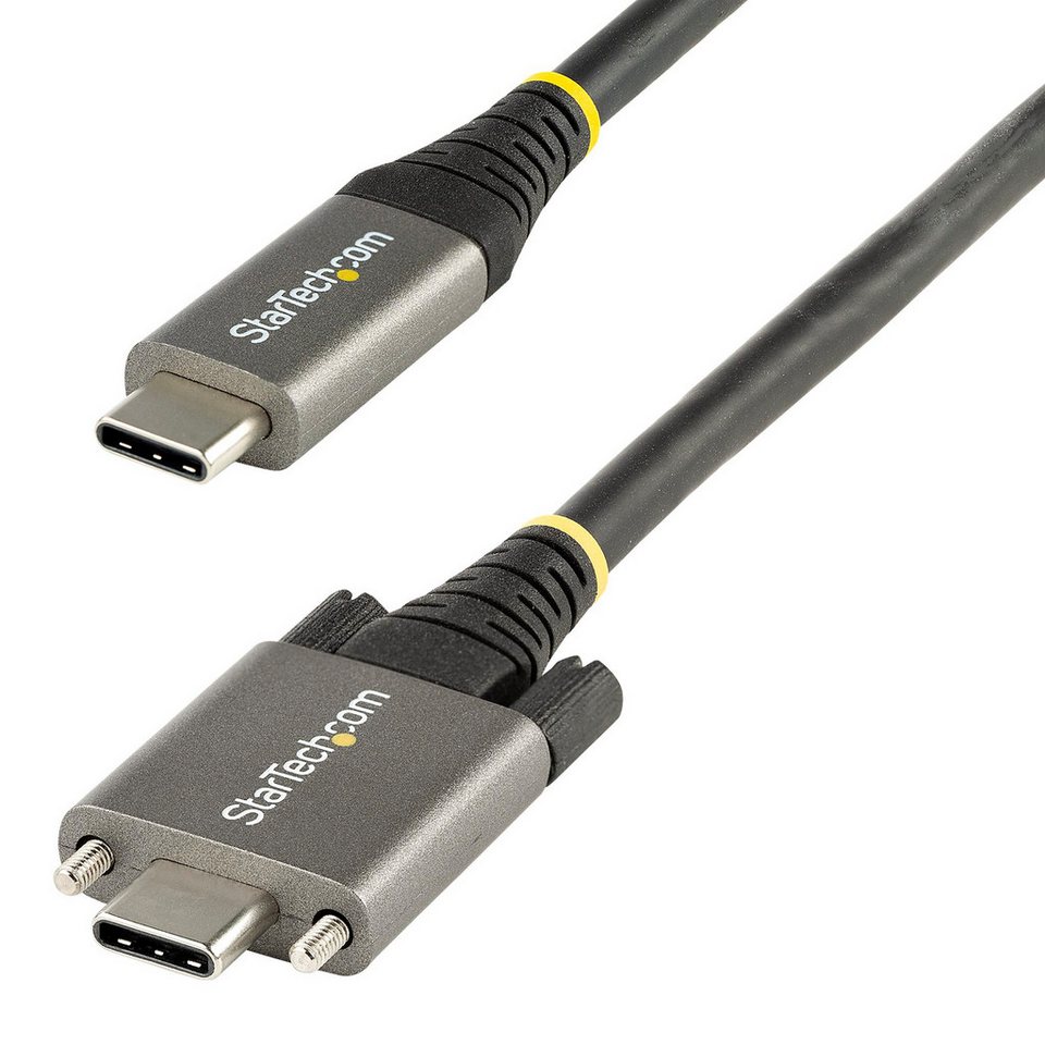 Startech.com STARTECH.COM 1m USB-C Kabel mit Schraubensicherung 10Gbit ... Startech.com STARTECH.COM 1m USB-C Kabel mit Schraubensicherung 10Gbit ...
