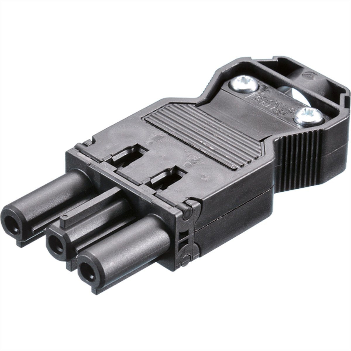 Bachmann Gerätekupplung GST18/3 schwarz Stromadapter