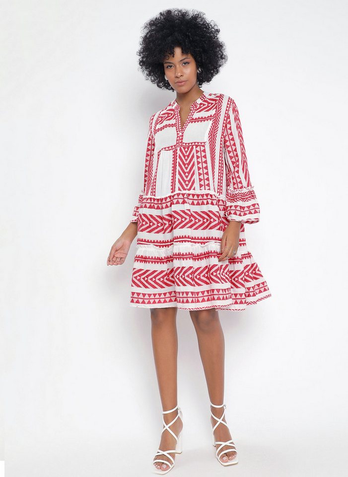 Yc Fashion And Style Tunikakleid Verspieltes Tunika Kleid Aus 100