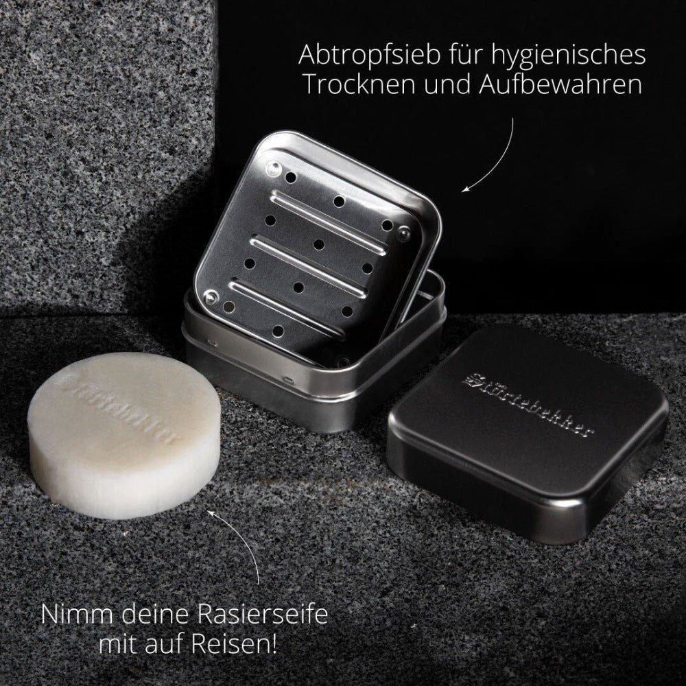 Störtebekker Seifenschale - Seifendose mit Abtropfgitter für ...