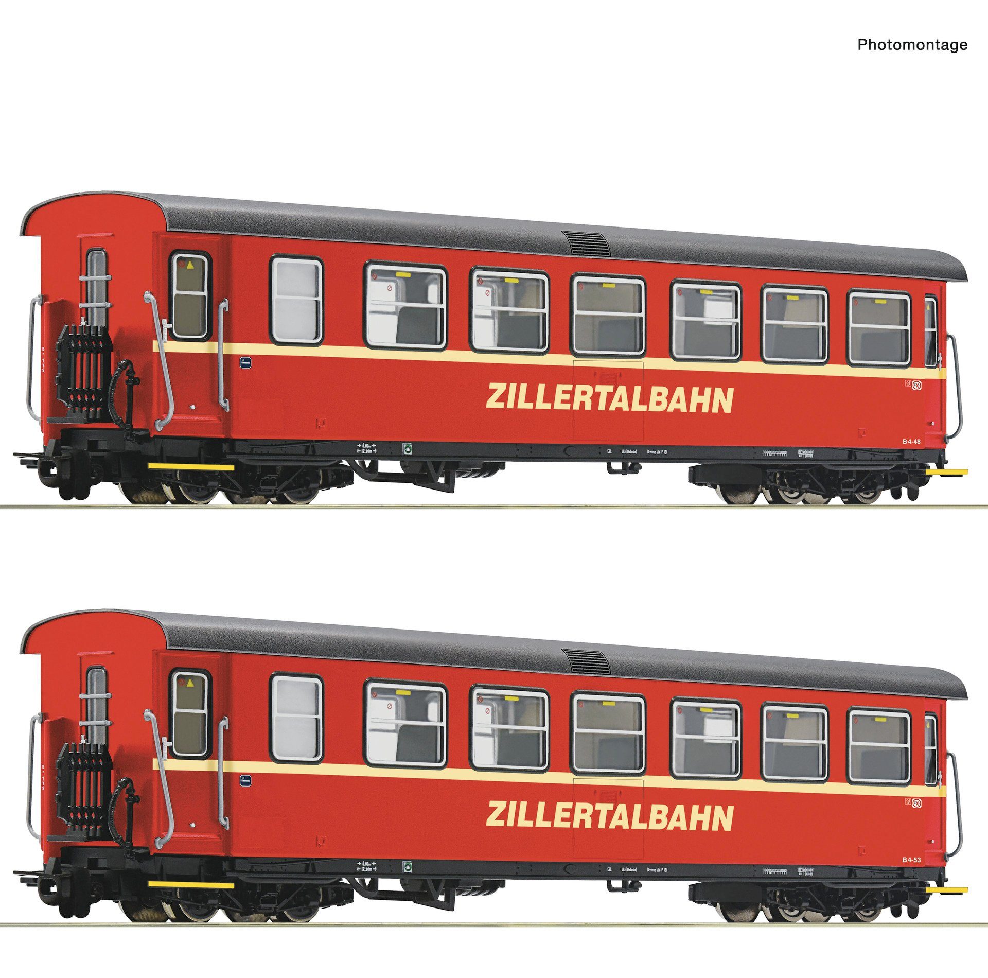 Roco Personenwagen Roco 34049 H0e 2er Set Perswag. Zillertalbahn Ep. 5
