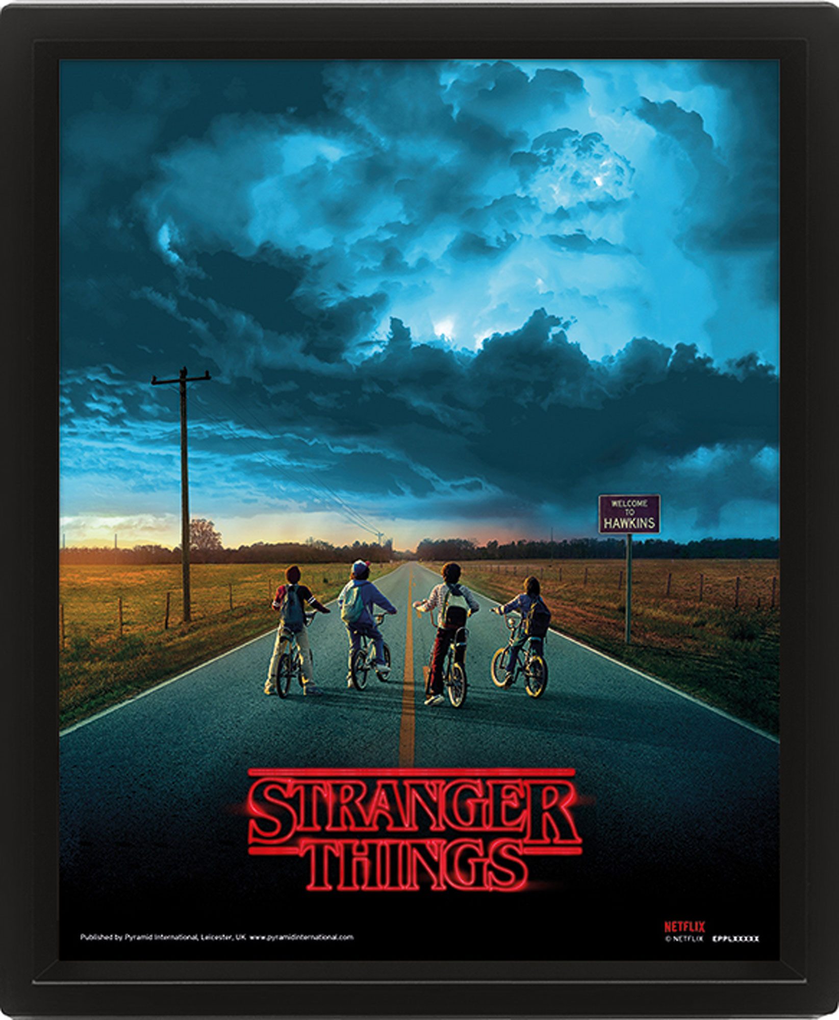 Poster Stranger Things - 3D Poster A4 - Mind Flayer