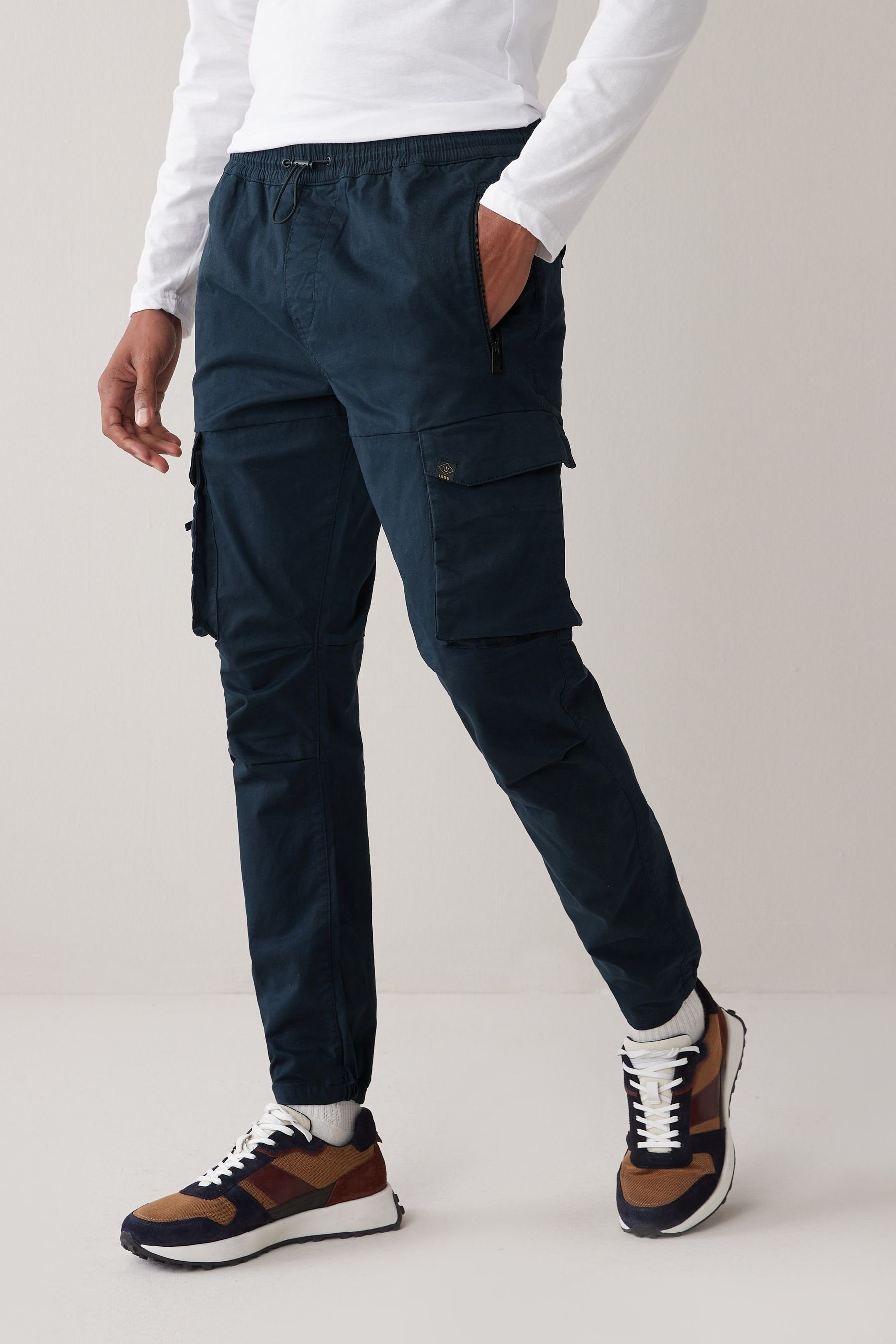 Next Cargohose Slim Fit Utility Cargohose Mit Stretch 1 Tlg