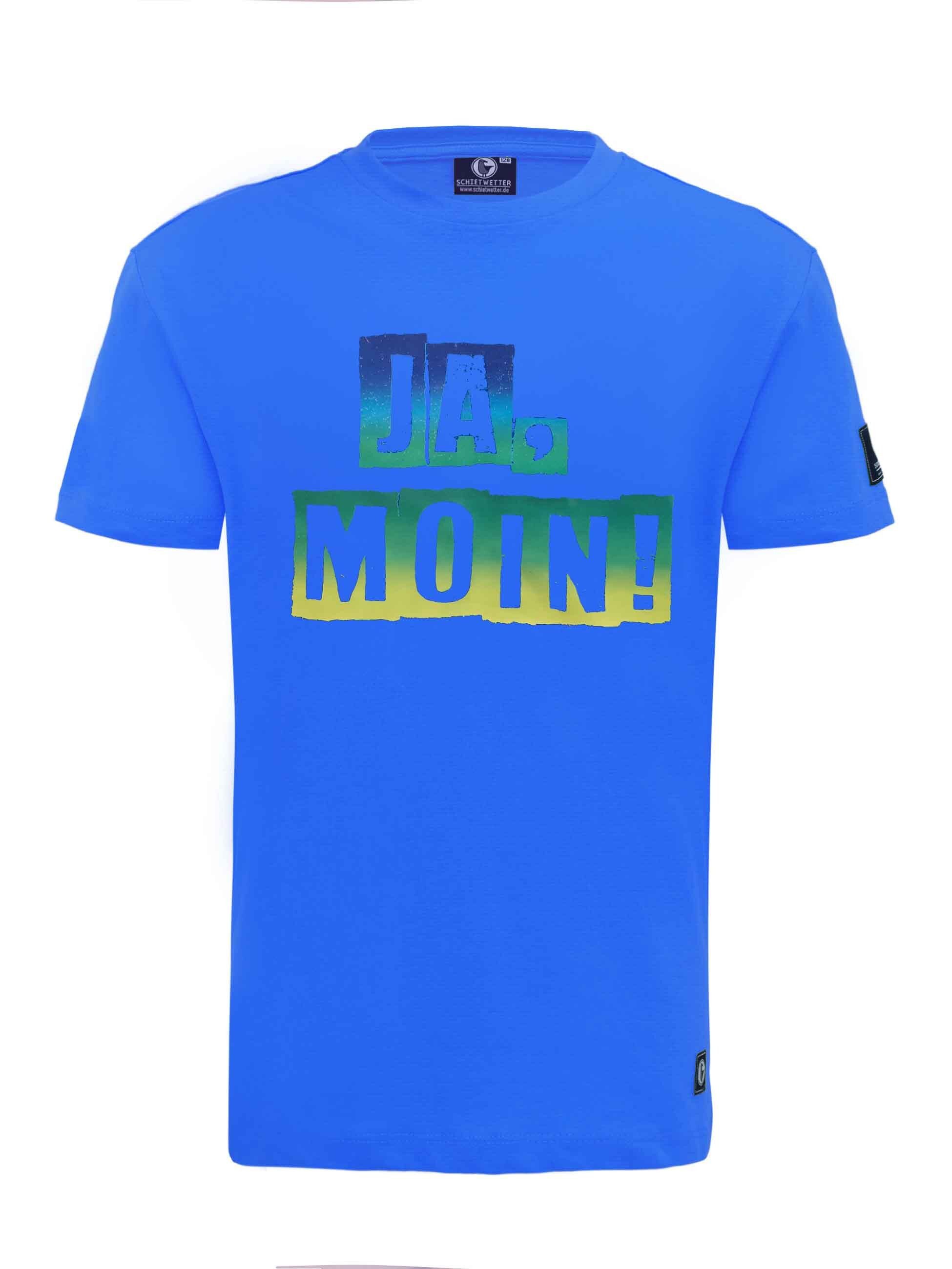 Schietwetter T-Shirt Jungs, Unisex Kinder "Ja Moin"
