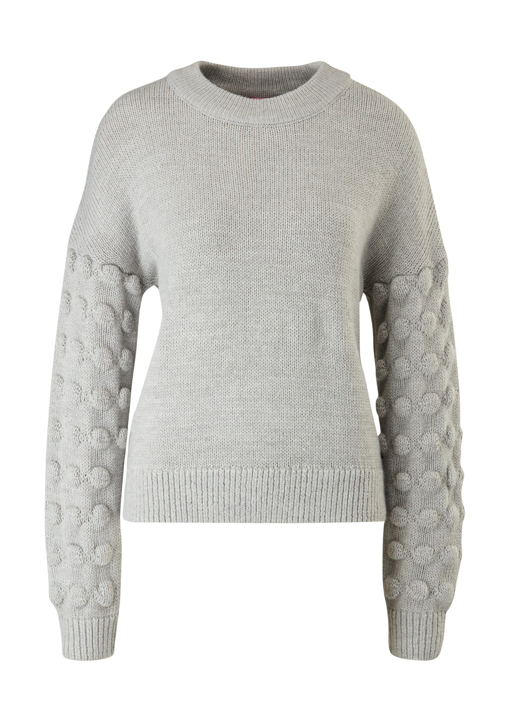Qs Strickpullover 1 Tlg Weiteres Detail Gerader Saum