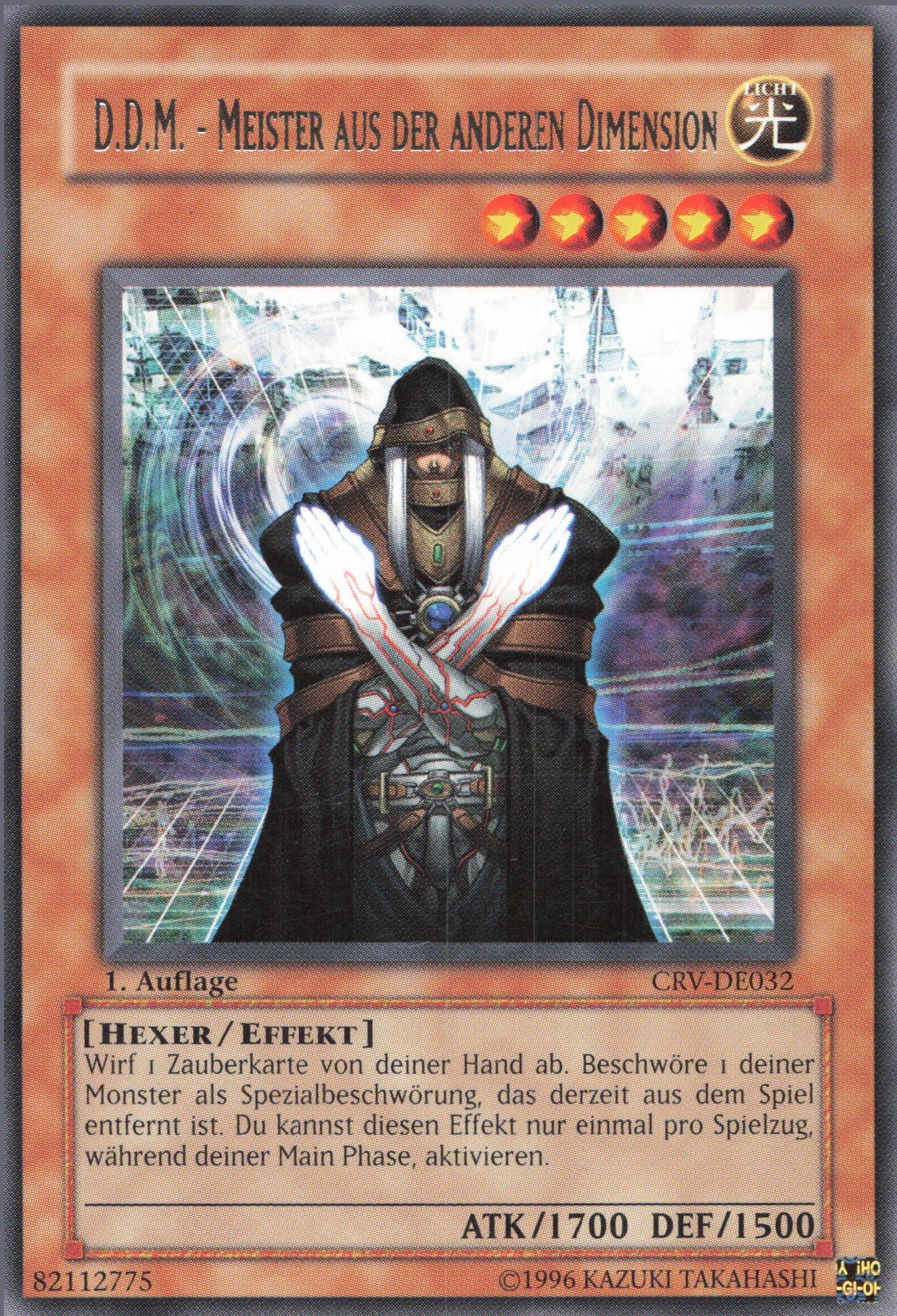 ReCollectibles Sammelkarte YuGiOh Karte D.D.M. - Meister aus der Anderen Dimension (V.1) deutsch ...