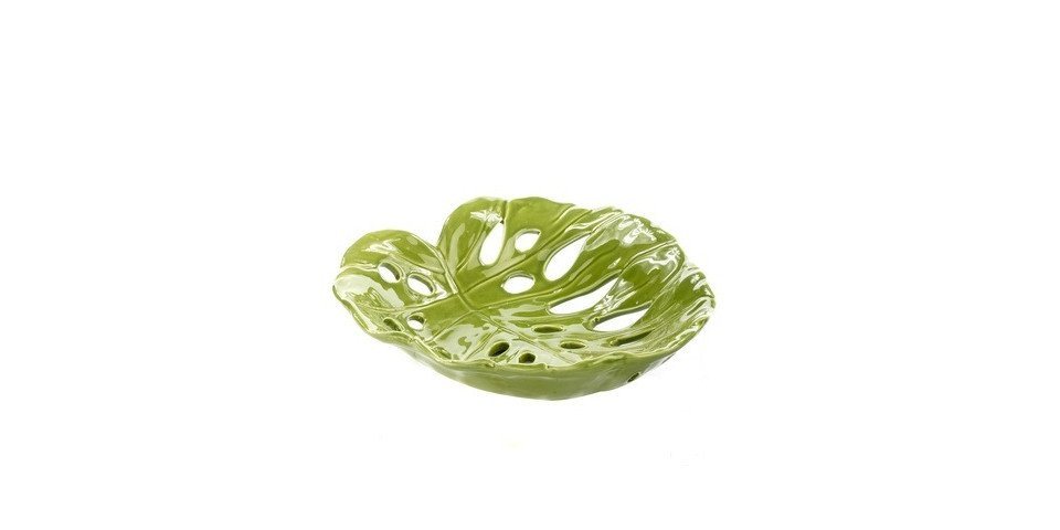 Trend Line Dekofigur Trendline Deko Schale Blatt 23 X 22 X 8 Cm