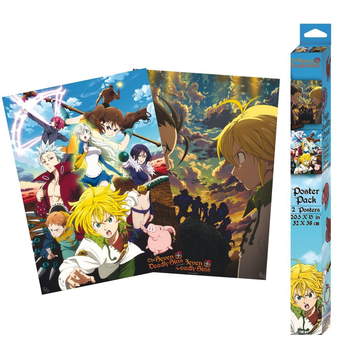 Seven Deadly Sins Poster, Seven Deadly Sins Posterset.