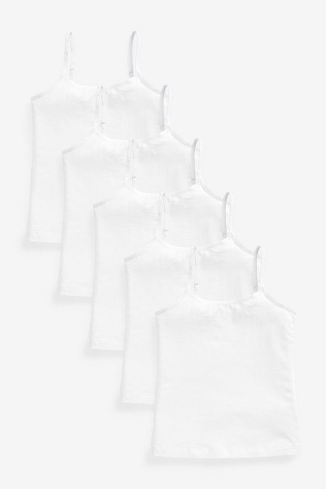 Next Unterhemd Trägertops Mit Spaghettiträgern Im 5er Pack 5 St Weiß