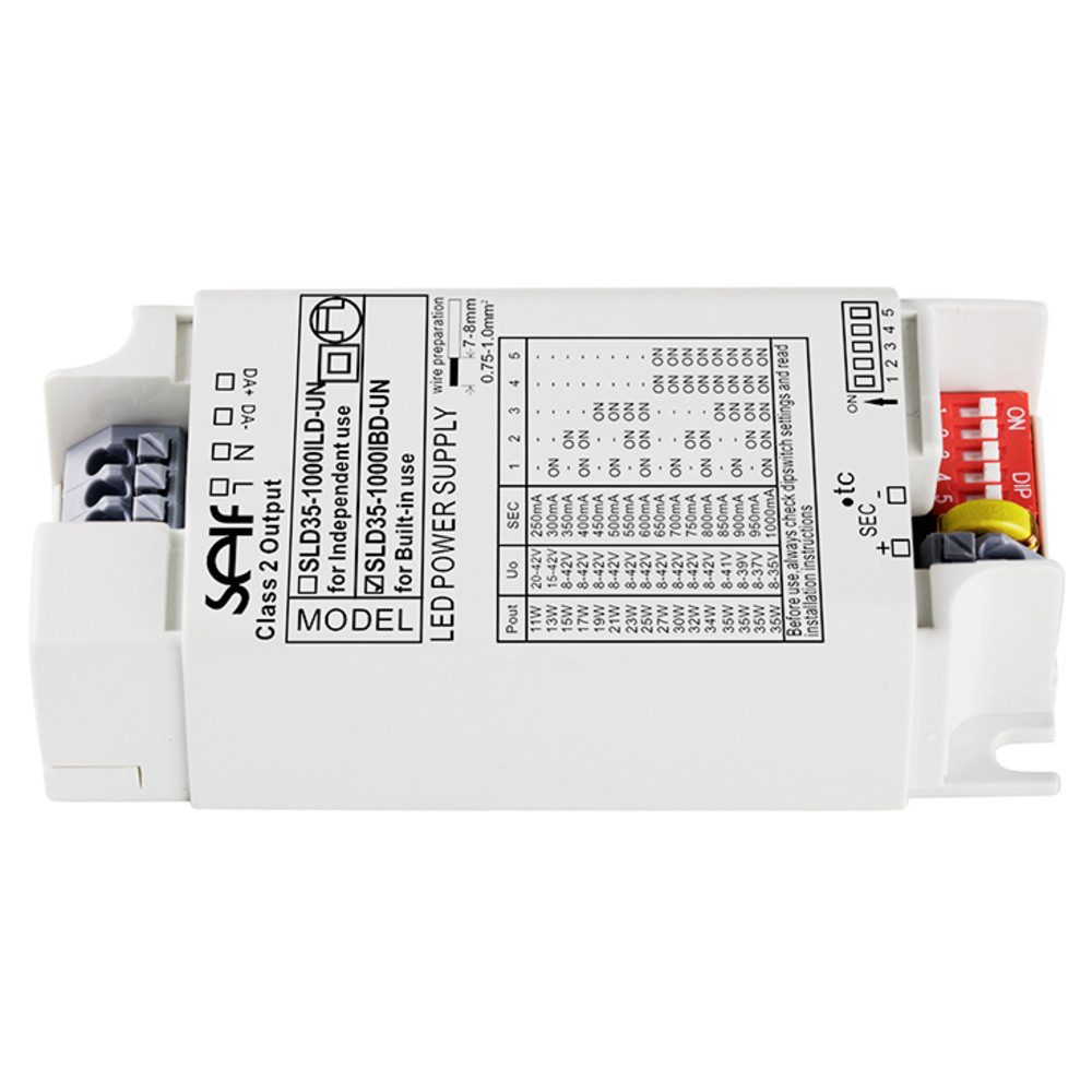 Self Electronics Self Electronics SLD35-1000IBD-UN LED-Trafo 35 W 1 A 8 ...