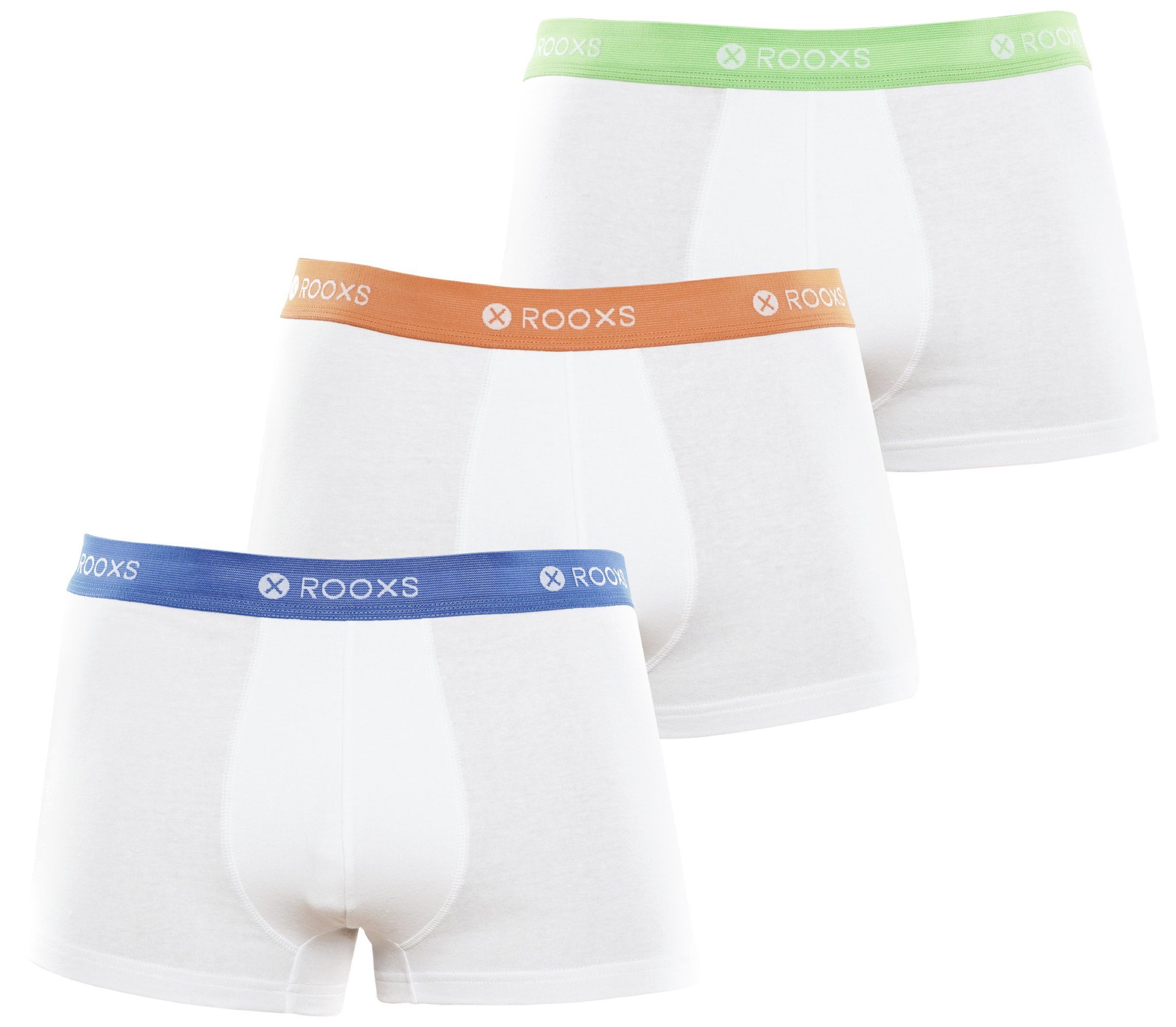 Rooxs Boxershorts Enge Herren Unterhosen Männer Unterwäsche 3 Stück