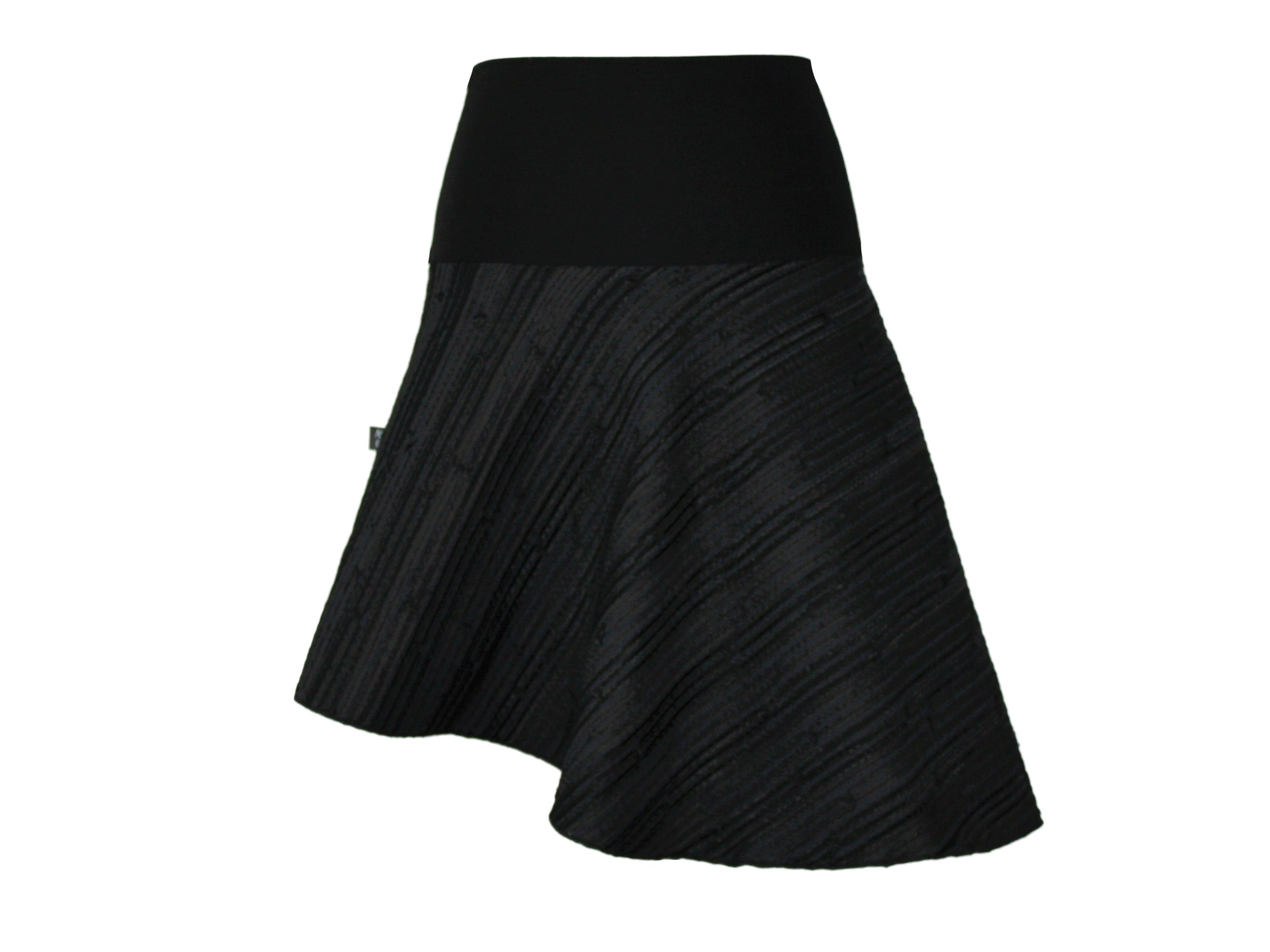 Dunkle Design A Linien Rock Avant Garde Stepper Schwarz Asymmetrisch