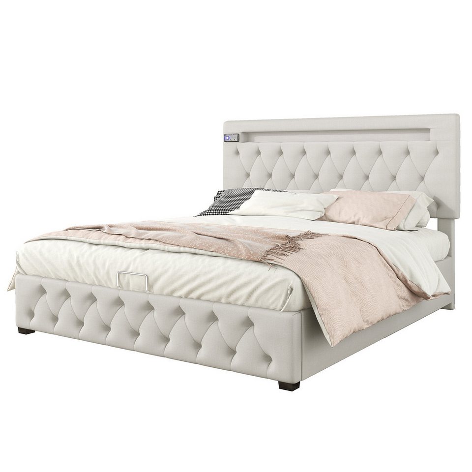 Hauss Sploe Polsterbett Doppelbett Polsterbett Funktionsbett Bettrahmen
