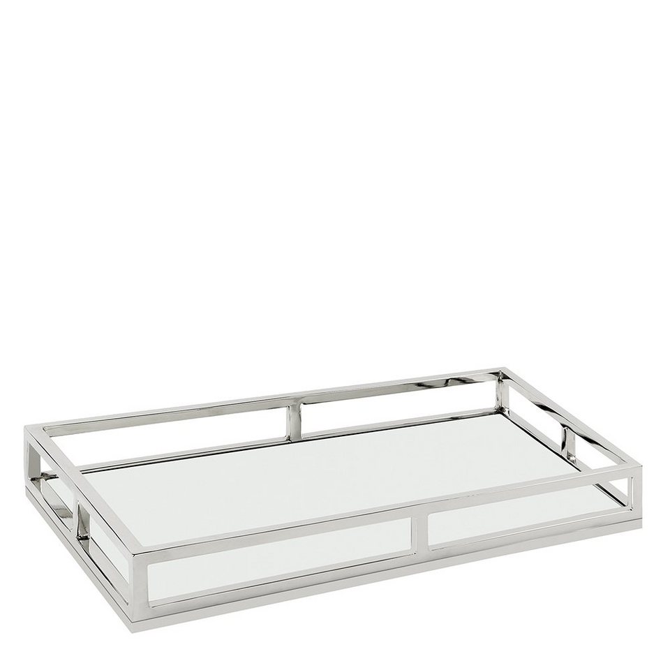 Fink Dekotablett Fink Spiegeltablett Modena Silber H 60cm X B