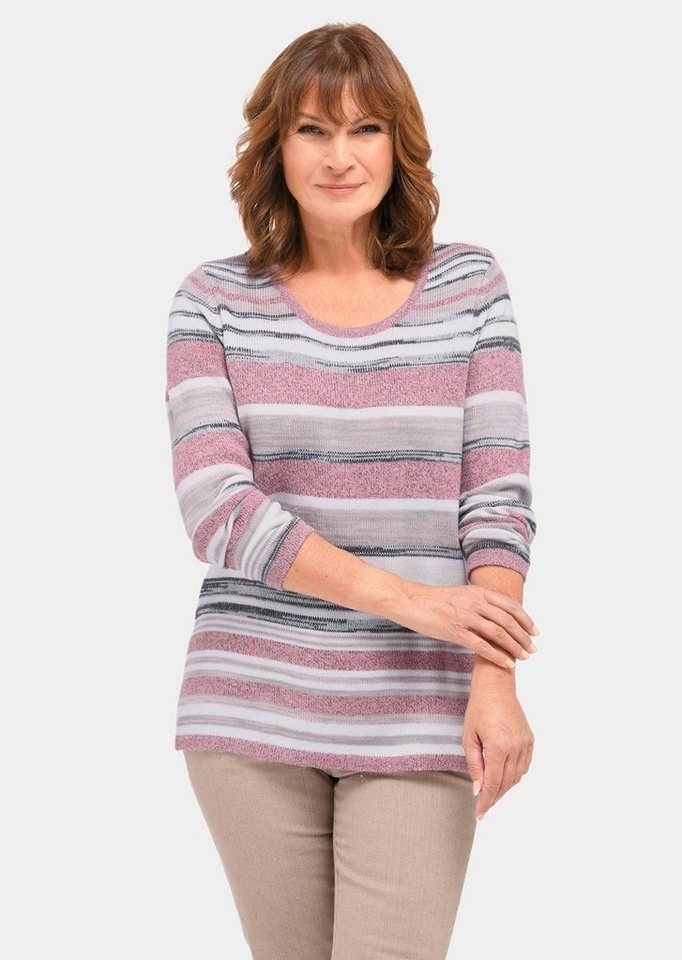 Goldner Strickpullover Kurzgröße Rundhals Und Lange Ärmel