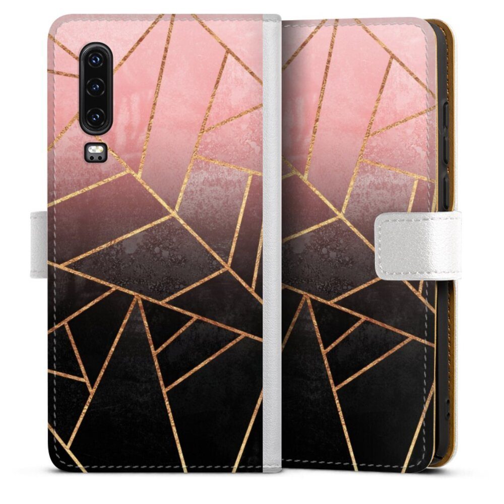 Deindesign Handyhülle Farbverlauf Geometric Gold And Kupfer Pink And