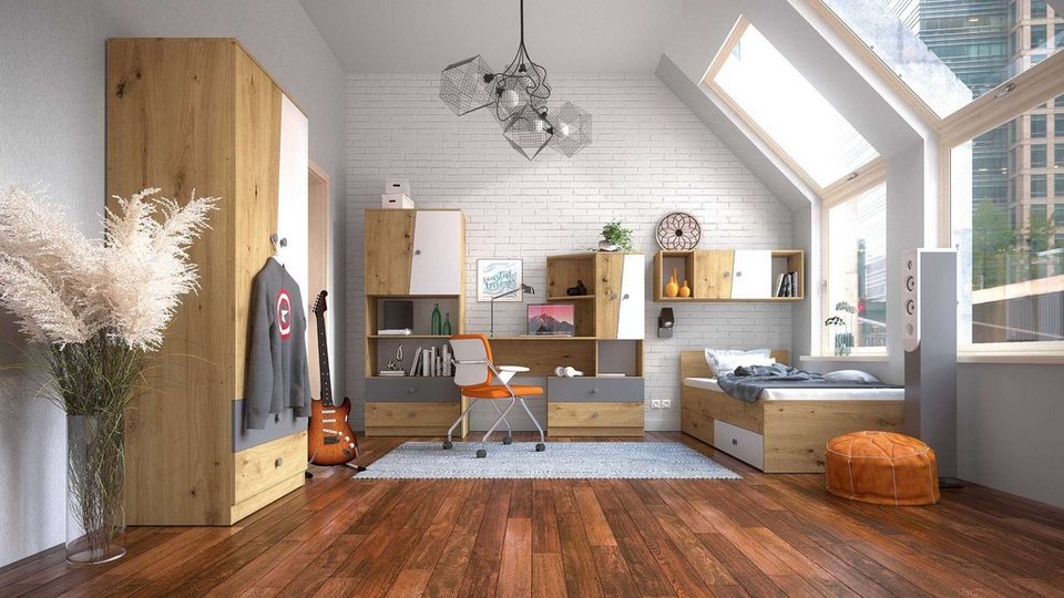 Stylefy Jugendzimmer Set Narin Vi Komplett Set Set 5 St
