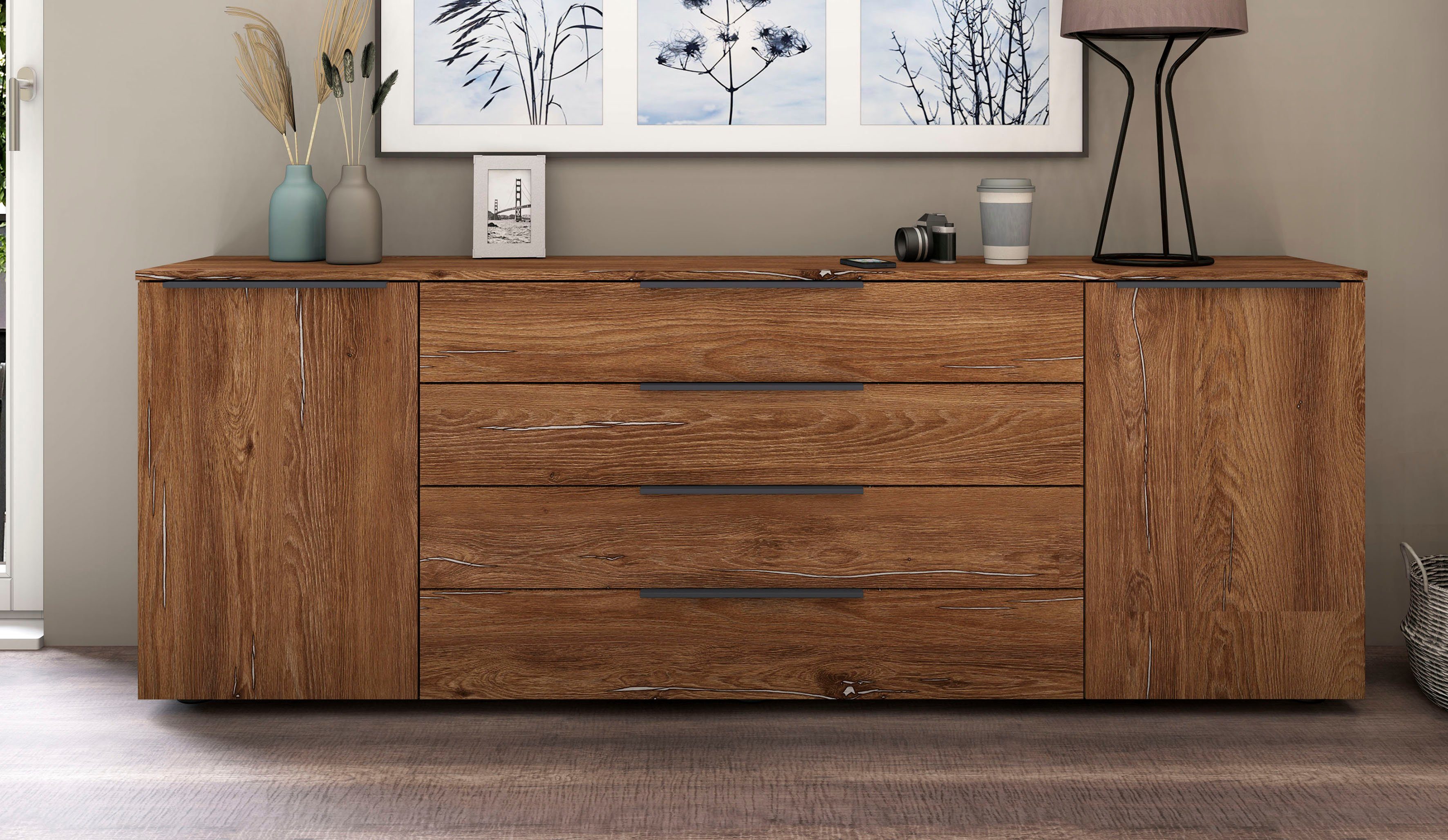 borchardt Möbel Sideboard Tom, Breite 200 cm