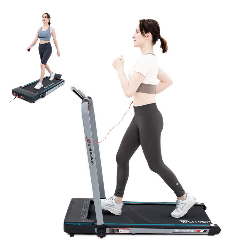 Citysports Laufband Wp3s Klappbares Laufband Für Zuhause 1400w Walking