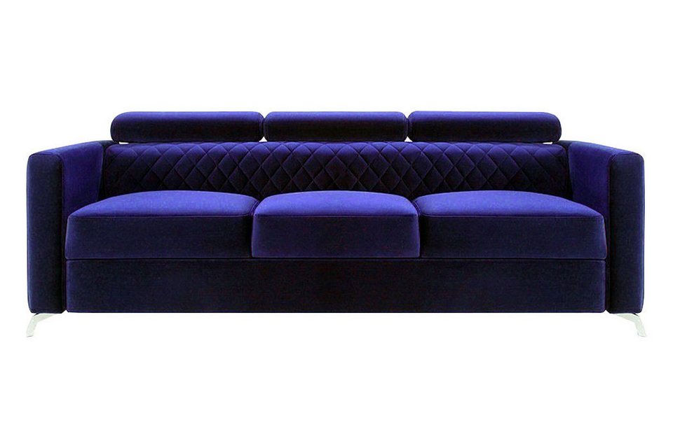 Jvmoebel Sofa Couch Design Polster Modern Textil Stoff Sofa 3 Sitzer