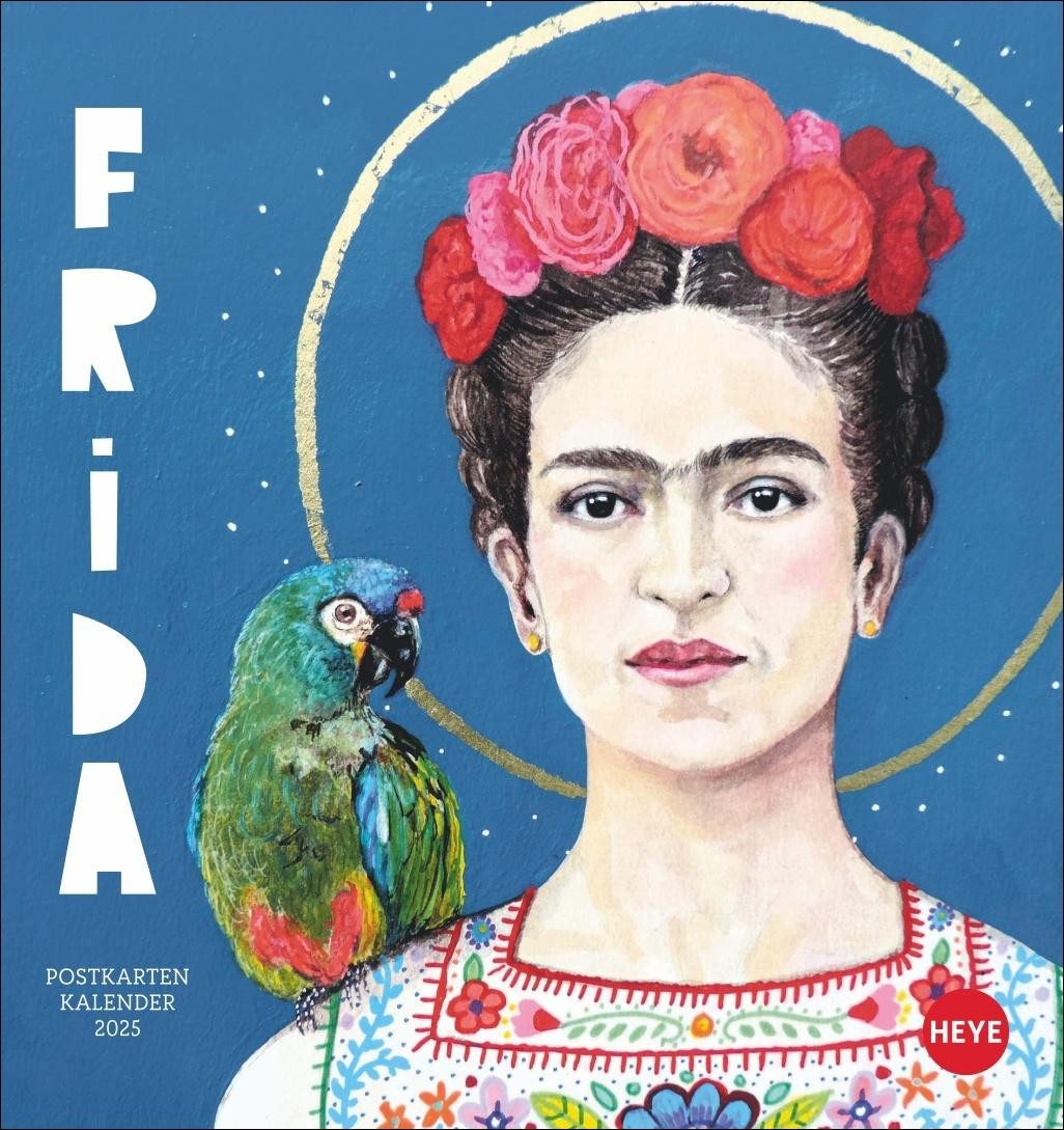 HEYE Wandkalender Frida Postkartenkalender 2025