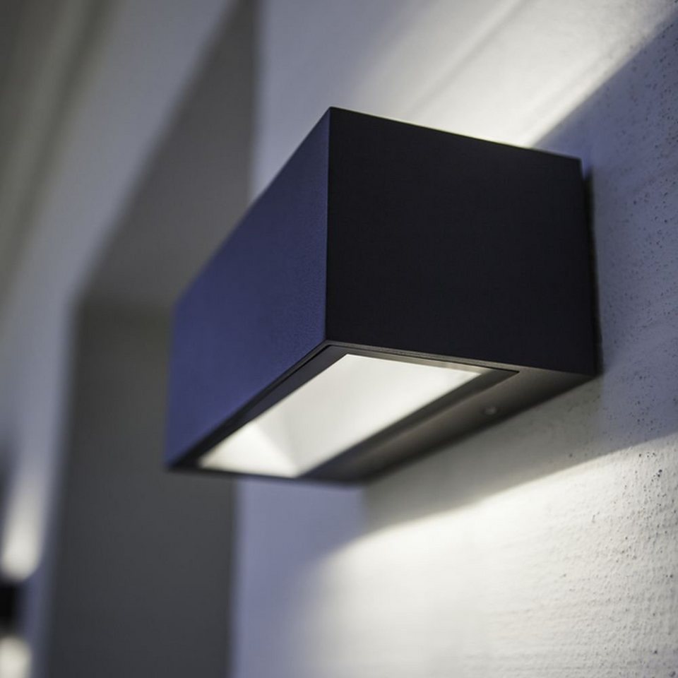 Click Licht Led Außen Wandleuchte Led Außenwandleuchte Gemini Aus