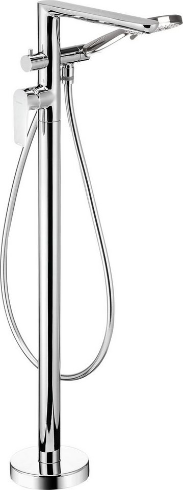 Trizeratop Wannenarmatur Wannenarmatur Freistehend Mit Duschset Chrom