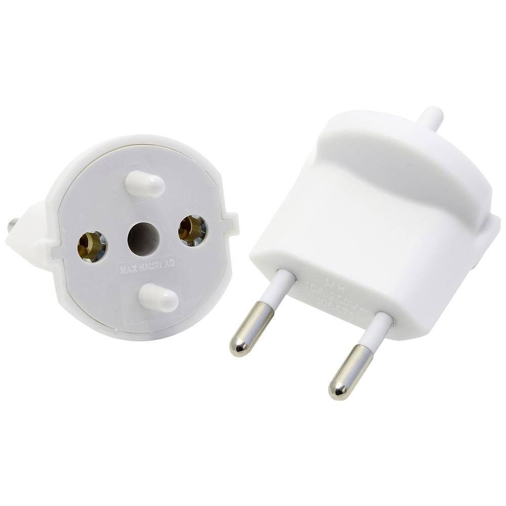 Max Hauri AG Fixadapter Typ11/Konturenstecker Reiseadapter