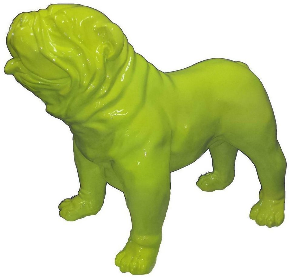 Jvmoebel Gartenfigur Design Hund Deko Statue Bunte Skulptur Abstrakte