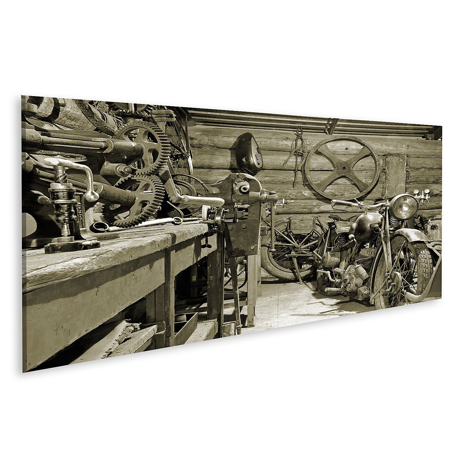 Islandburner Leinwandbild Bild Auf Leinwand Zwei Motorräder Und