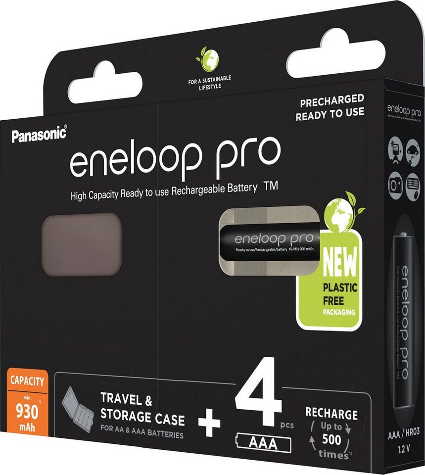 Eneloop Eneloop Pro Aaa Akkupacks Micro Aaa 930 Mah 4 St