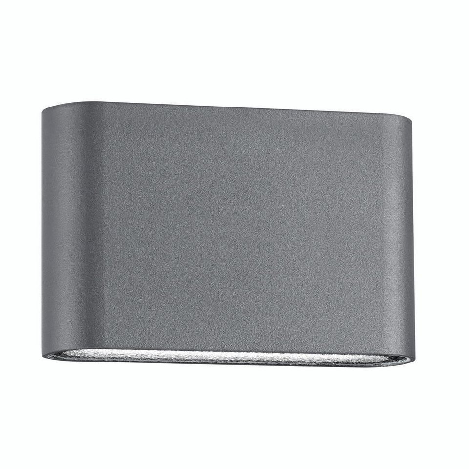 Nova Luce Led Außen Wandleuchte Led Wandleuchte Soho In Dunkelgrau 2x