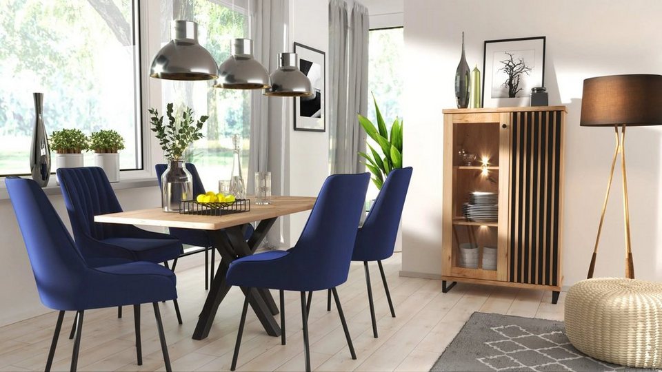 99rooms Wohnwand Callas Set 2 St Wohnmöbel 2 Teilig Wahlweise